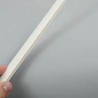 China Wide Flexible H Channel Extrusion Profile White for sale