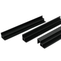 China Wide Industrial Colorful Soft Profile Black Plastic Profiles Customized for sale