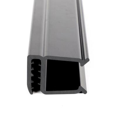 China Industrial PVC Extrusion Glass U Profile Plastic Customized for sale