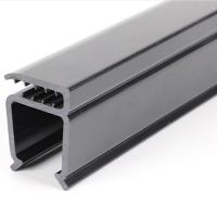 China Colorful Soft PVC Glass Channel Profile Customized Plastic for sale