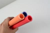 China Industrial Colorful PVC Pipe Protector Cover Plastic Profiles Customized for sale