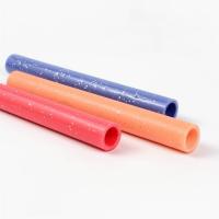 China Colorful Soft PVC Pipe Protector Cover Grey Plastic Profiles Customized for sale