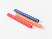 China Customizable Industrial Customizable Fluorescent Tube Guard Red Blue PVC Tube Guard Plastic Profile for sale