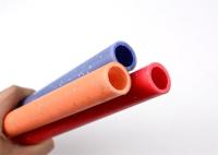 China Customizable Industrial Customizable Fluorescent Tube Guard Red Blue PVC Tube Guard Plastic Profile for sale