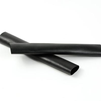 China Customizable Industrial PVC Tube Guard Black Plastic Profiles for sale