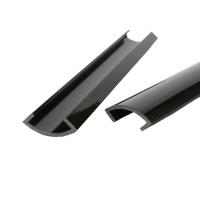 China Extruded PVC Co-Extrusion Sleeve Cover Plastic Profiles Customized for sale