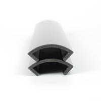 China Extruded PVC Co-Extrusion Sleeve Cover Plastic Profiles Customized for sale