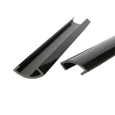 China Decorative PVC Panel Protection Sleeve Plastic Profiles Customized for sale