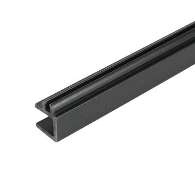 China Colorful Flexible PVC Profile for Industrial Use Black Plastic Customized for sale
