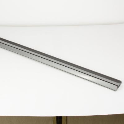 China Flexible PVC Extruded Profile With Grooves  Pvc Hollow Profile Customized Plastic for sale