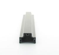 China Customized Black Plastic Bar Slat PVC Profile Channel for sale
