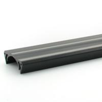 China UV Protection Black Pvc PC Profile Pvc Upvc Extrusion Profiles plastic Customized for sale