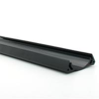 China UV Protection Black Pvc PC Profile Pvc Upvc Extrusion Profiles plastic Customized for sale