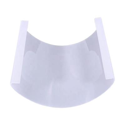 China PC Lampshade Extrusion Molding Outdoor Cream Transparent Diffuser Plastic Profiles Customized for sale