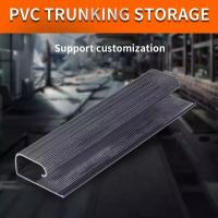 China Cable Trunking Wiring Ducts Electrical Cable Management Plastic Trunk with Adhesive Profiles Customized for sale