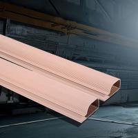 China PVC Floor Wire Trunk Tray and Trunking Colorful Wireways Cable Tray Conduct Plastic Profiles Customized for sale