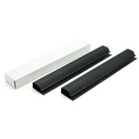 China 2024 New Design with Self-Adhesive PVC Cable Trunking Cheap Price Wire Slot Protection Black Wireway for sale