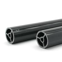 China Transparent Colorful Plastic Tube PC Acrylic Clear Polycarbonate Pipe Extrusion Tube Customized Profile for sale