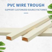 China Wholesale PVC Duct for Cable PVC Plastic Cable Duct PVC Trunking PVC Conduct Profiles Customized for sale