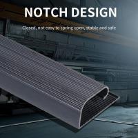 China J Channel Ducts Raceway PVC Cable Management Desk Cable Tray Plastic Profiles Customized for sale