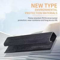 China Wall Mounted Arc Floor Cable Channel PVC Cord Cover Industrial Floor Trunking Extrusion Plastic Profiles Customized for sale
