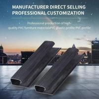 China Wall Mounted Arc Floor Cable Channel PVC Cord Cover Industrial Floor Trunking Extrusion Plastic Profiles Customized for sale