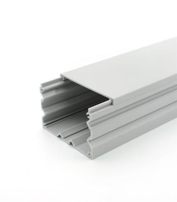 China Big Size PVC Trunking ABS PP Extruded Channel Plastic Profiles Customized for sale