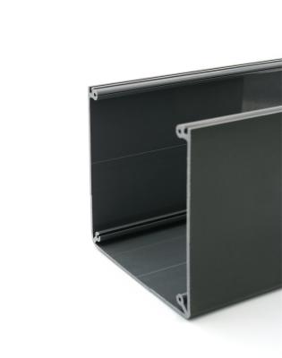 China Slotted PVC Trunking for Easy Access Plastic Profiles Customized for sale