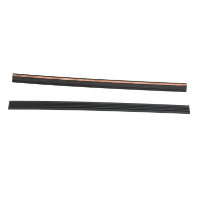 China 2.8cm Electrical Wire Trunking PVC Grey Cable Trunking Tray Protector Plastic Customized Profiles for sale