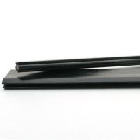 China Corrosion Resistant Customized ABS Profile Black Extrusion Plastic Sliding Profiles Customized for sale
