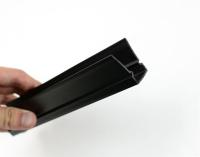 China Grey Plastic Profile Custom Size Sound Proof Door Seal Acoustic Door Bottom Seal for sale