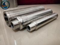 China Slot 0.6mm Stainless Steel 304 Johnson V Wire Screen For Water Well for sale