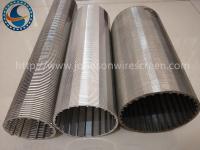 China Slot 0.6mm Stainless Steel 304 Johnson V Wire Screen For Water Well for sale