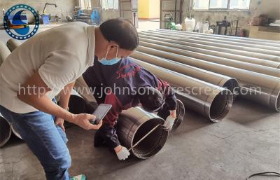China Low Carbon Galvanized Johnson Wire Screen For Water Wells For Sand Control for sale
