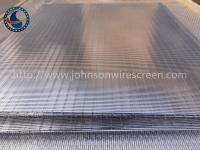 China 2507 Stainless Steel Slotted Wedge Wire Screen Panels For Petroleum Industry for sale