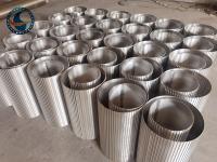 China Ss304 450mm Dia Wedge Wire Mesh Filter Screens For Wastewater Treatment for sale