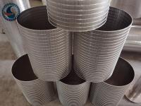 China Automatic Cleaning Profile Wire Screen Wedge Cylinder Stainless Steel 304 for sale