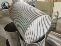 China Automatic Cleaning Profile Wire Screen Wedge Cylinder Stainless Steel 304 for sale