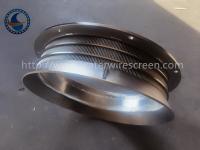 China 523mm Stainless Steel 304 Wedge Wire Mesh Screen For Centrifuges Of Metal Shavings for sale