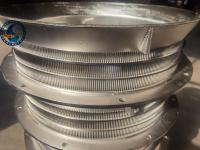 China 523mm Stainless Steel 304 Wedge Wire Mesh Screen For Centrifuges Of Metal Shavings for sale