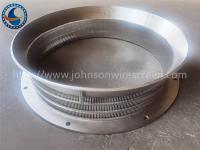 China 523mm Stainless Steel 304 Wedge Wire Mesh Screen For Centrifuges Of Metal Shavings for sale