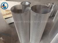 China Stainless Steel 180mm Dia Wedge Wire Mesh Screen For Automatic Sewage Filters for sale