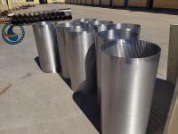 China Non Clogging 304 Stainless Steel Wedge Wire Screen For Rotating Fine Grid Filters for sale