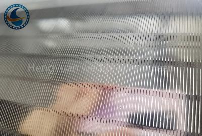 China Non Clogging 304 Stainless Steel Wedge Wire Screen For Rotating Fine Grid Filters for sale