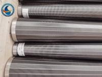 China Stainless Steel 304 Backwash Tapered Steel Tube Wedge Wire Screen Filter for sale