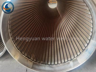 China 304l Stainless Steel Johnson Water Well Screens 1.0mm Slot 12-3/4