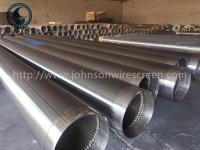 China 304l Stainless Steel Johnson Water Well Screens 1.0mm Slot 12-3/4
