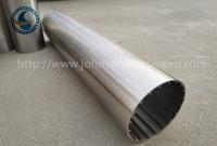 China Hastelloy C276 Vee Wire Filter Screen Od100mm Surface Profile for sale