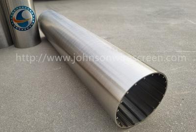 China Hastelloy C276 Vee Wire Filter Screen Od100mm Surface Profile for sale