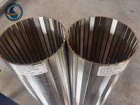 China Hastelloy C276 Vee Wire Filter Screen Od100mm Surface Profile for sale